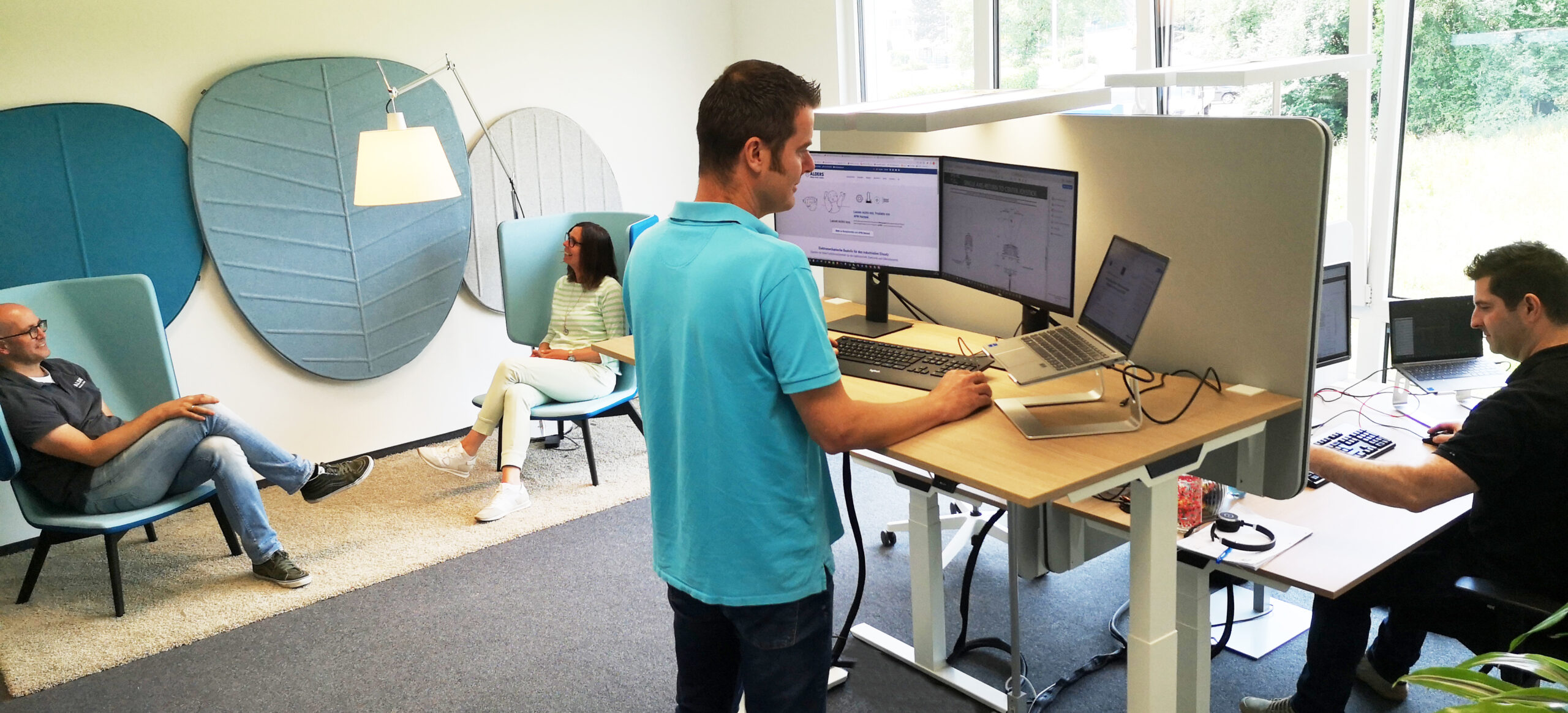 Arbeiten in einer Wohlfühl-Atmosphäre - ALDERS electronic GmbH